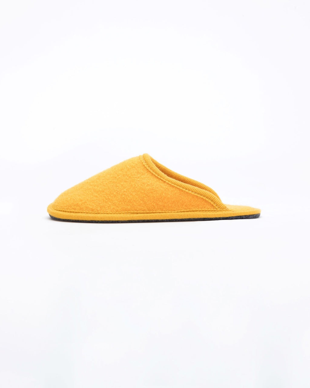 Le Clare Women's Boiled Wool Stella Slipper in Yellow | Italian ...